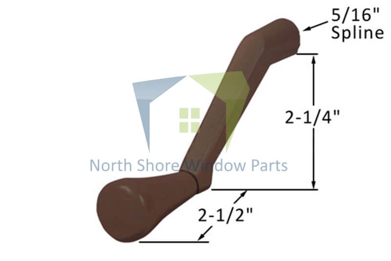 ADA Window Crank Handle (Truth Hardware 5/16" Spindle 11403 ...