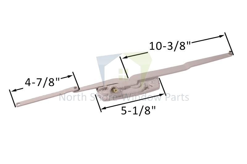 Dual Arm Casement Operator 'Encore' 10-3/8'' (Truth Hardware 50.101.012 ...