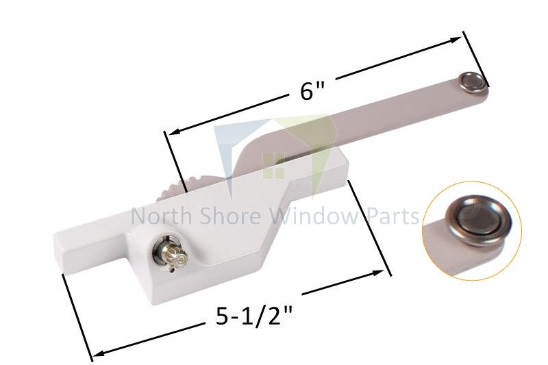 Single Arm Casement Window Operator front Mount (Truth Hardware 23.38 ...