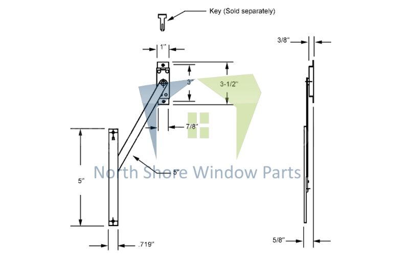 Limit Device Key (Truth Hardware) - Directwindowparts