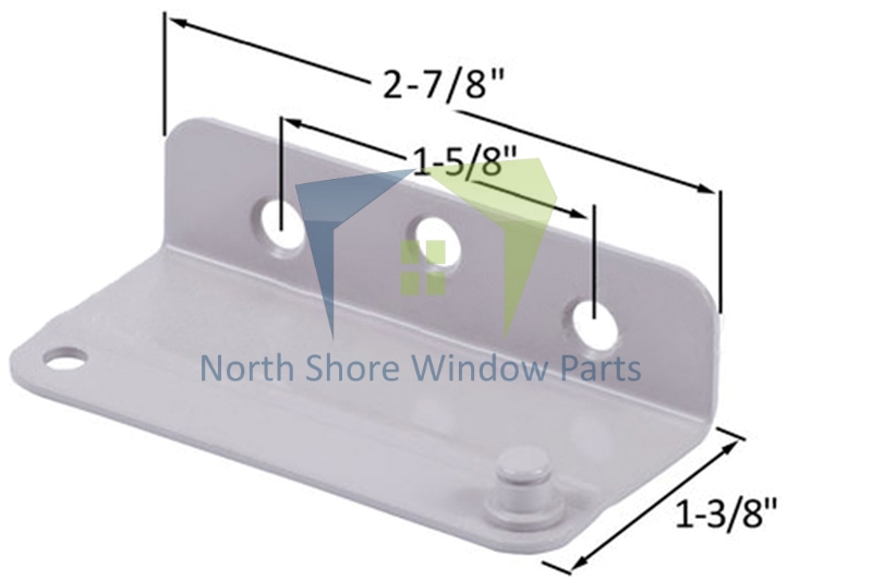 Left Hand EntryGardStud Bracket (Truth Hardware 105.21) - Directwindowparts