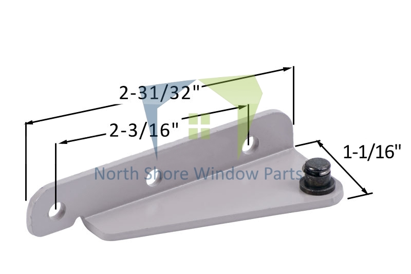 Snap Stud Bracket (Truth Hardware 11.27.60) - Directwindowparts